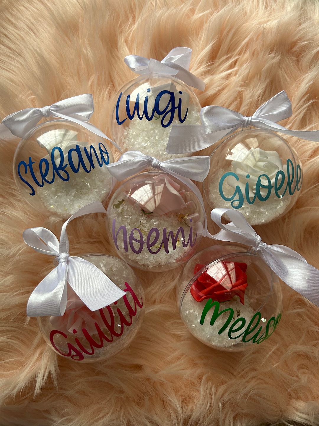 Palline di Natale personalizzate - Etsy Italia