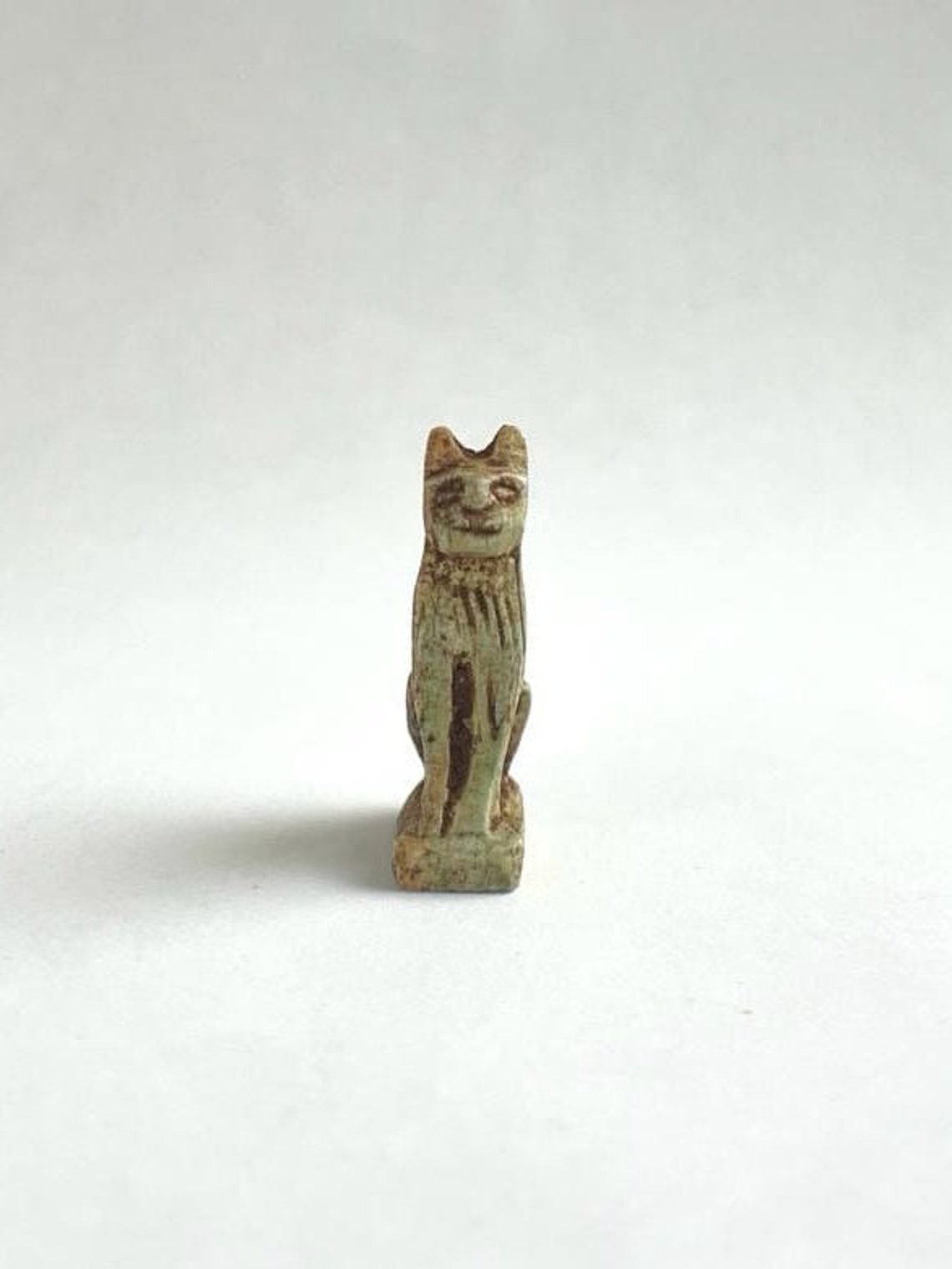 Bastet Goddess Statue Ancient Egyptian Handmade Stone Hand Carved Rare ...