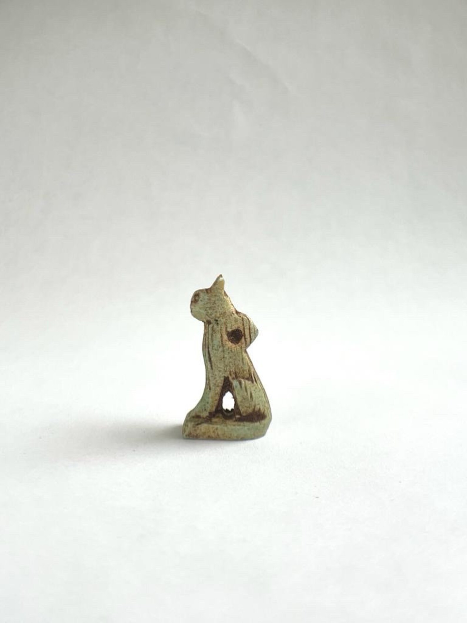 Bastet Goddess Statue Ancient Egyptian Handmade Stone Hand Carved Rare ...
