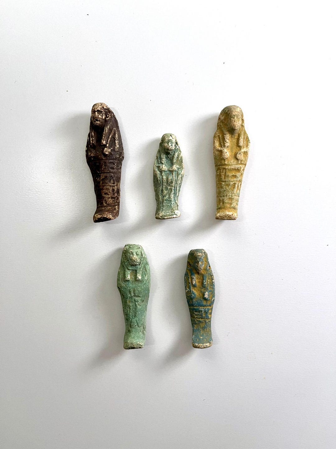 Handmade Statues Funerary Shabtis Statuettes Ancient Egypt Mummies Rare ...