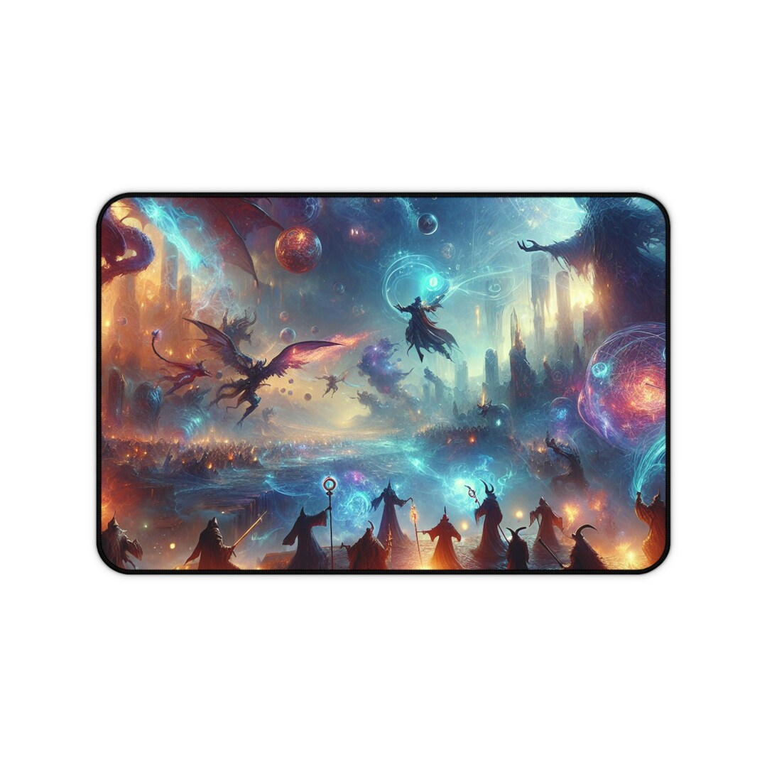 Mages Vs Demons Desk Mat - Etsy
