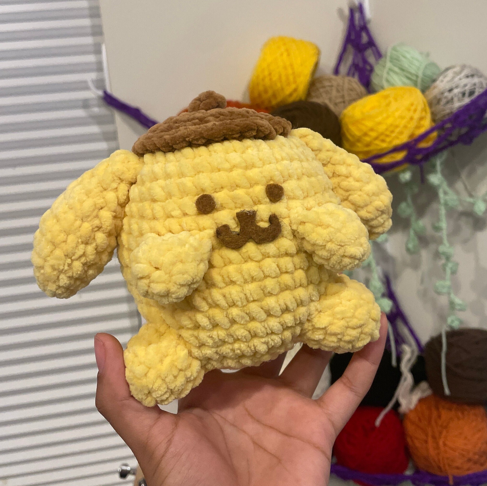 Pompompurin Crochet Plush - Etsy