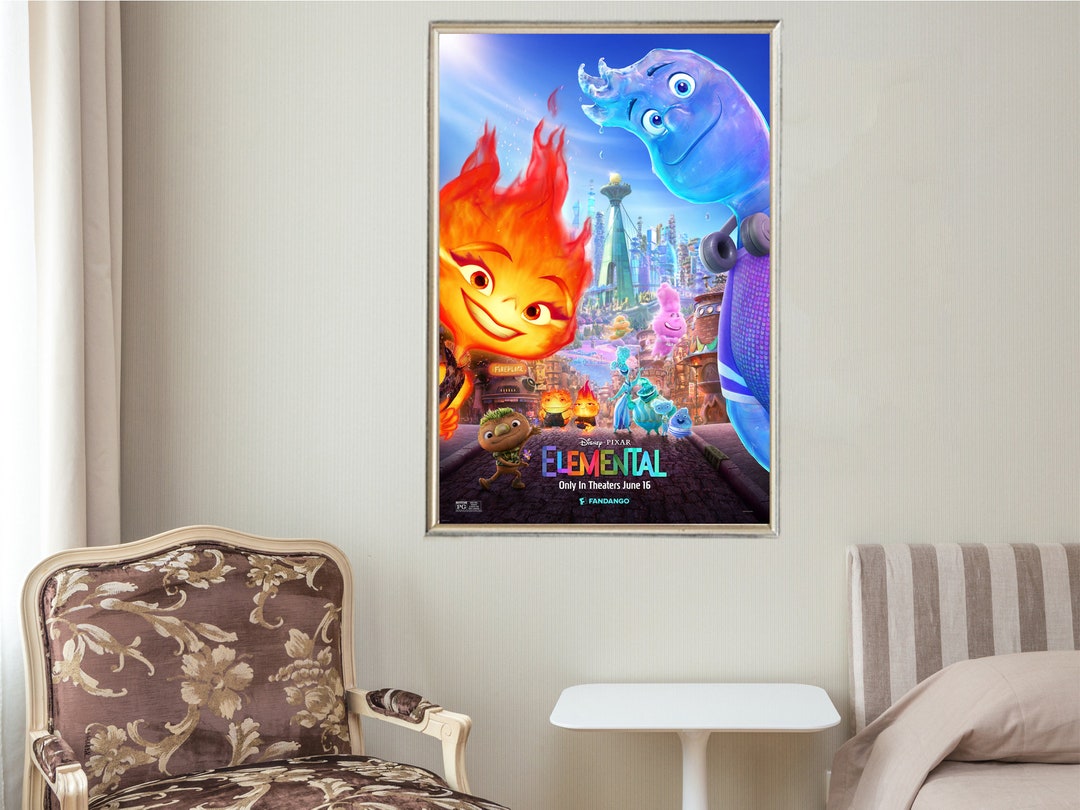 Elemental Movie Posters Movie Collectibles Unique Customized Poster ...