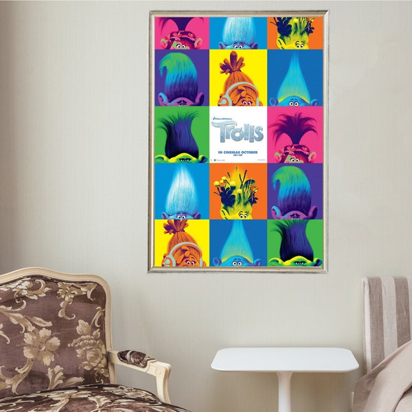 Trolls Poster - Etsy