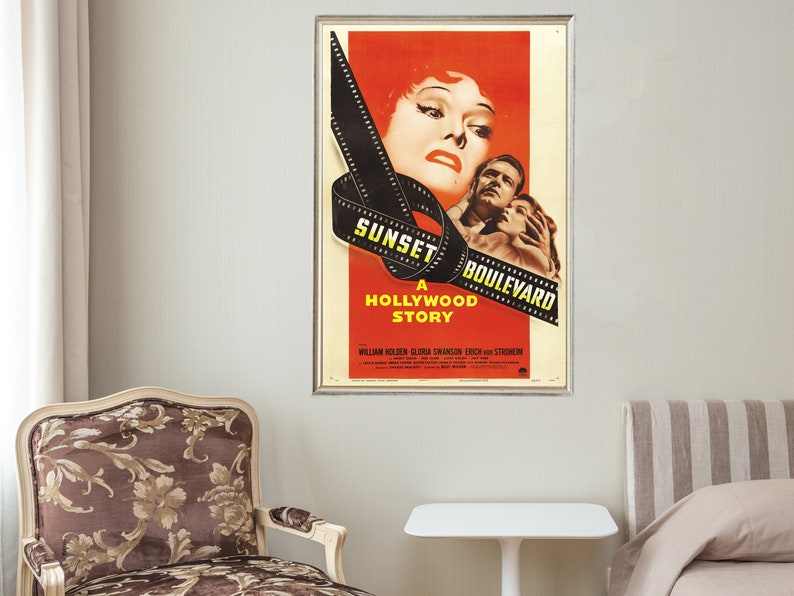 Sunset Blvd Movie Posters Movie Collectibles Unique - Etsy