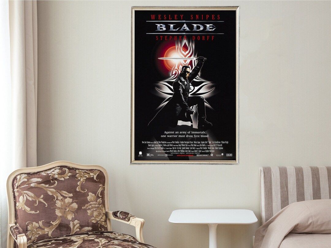 Blade Movie Posters Movie Collectibles Unique Customized - Etsy