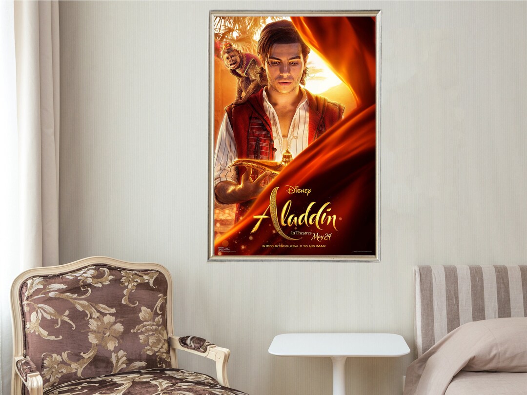 Aladdin Movie Posters Movie Collectibles Unique Customized Poster Gifts ...