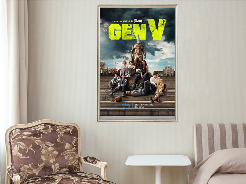 Gen V Season 1 Movie Posters Movie Collectibles Unique Customized ...