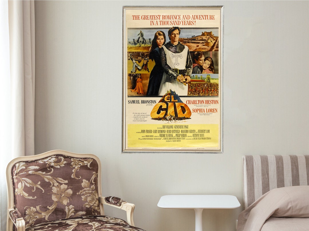 El Cid Movie Posters Movie Collectibles Unique Customized Poster Gifts ...