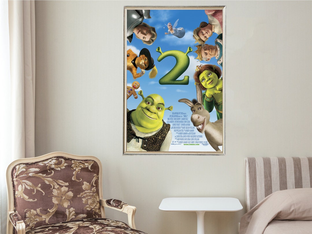 Shrek 2 Movie Posters Movie Collectibles Unique - Etsy