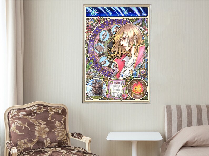 Howls Moving Castle Movie Posters Movie Collectibles Unique Customized ...