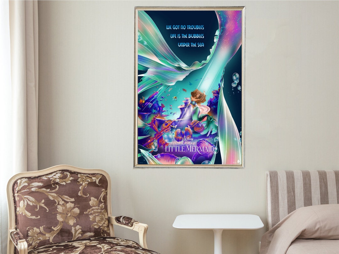 The Little Mermaid Movie Posters Movie Collectibles Unique Customized ...