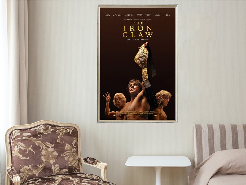 The Iron Claw Movie Posters Movie Collectibles Unique Customized Poster ...