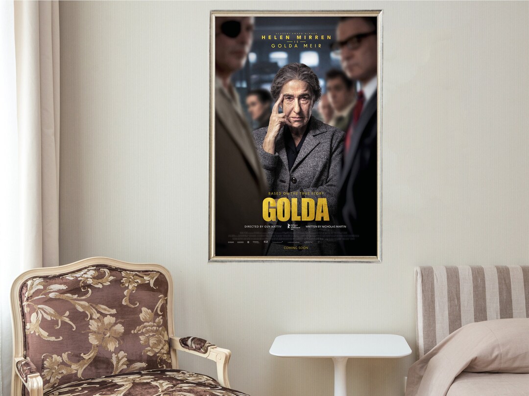 Golda Movie Posters Movie Collectibles Unique Customized Poster Gifts ...