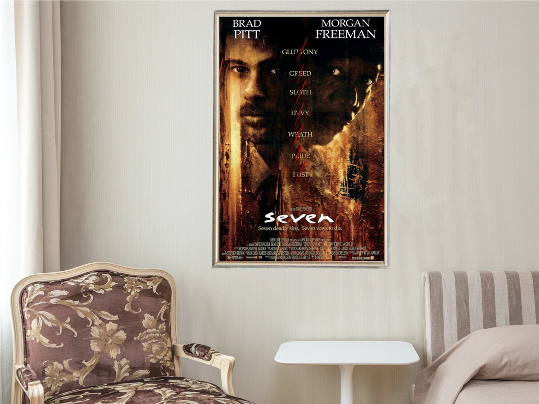 Seven Movie Posters Movie Collectibles Unique Customized Poster Gifts ...