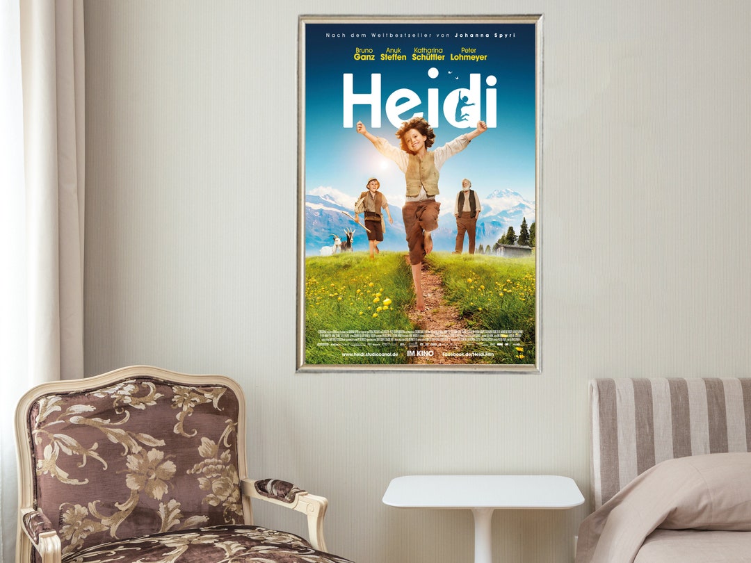 Heidi Movie Posters Movie Collectibles Unique Customized - Etsy