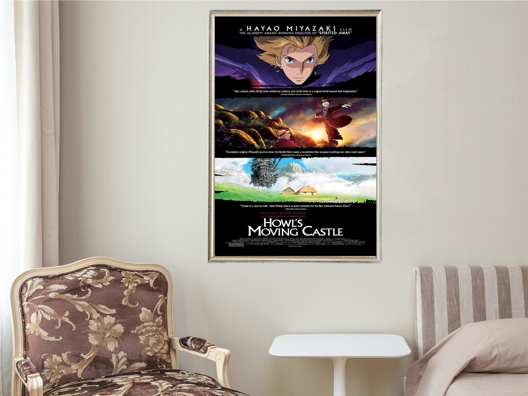 Howls Moving Castle Movie Posters Movie Collectibles Unique Customized ...