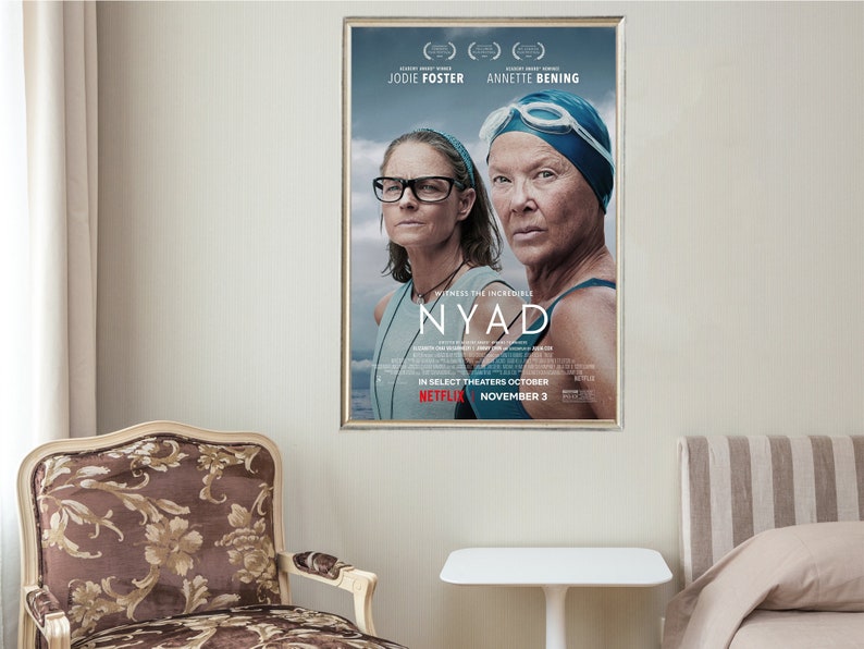 Nyad Movie Posters Movie Collectibles Unique Customized Poster Gifts - Etsy
