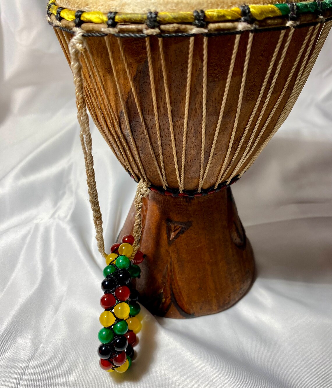 Handmade Jamaica Rasta Natural Stone Bead Bracelet for Him - Etsy