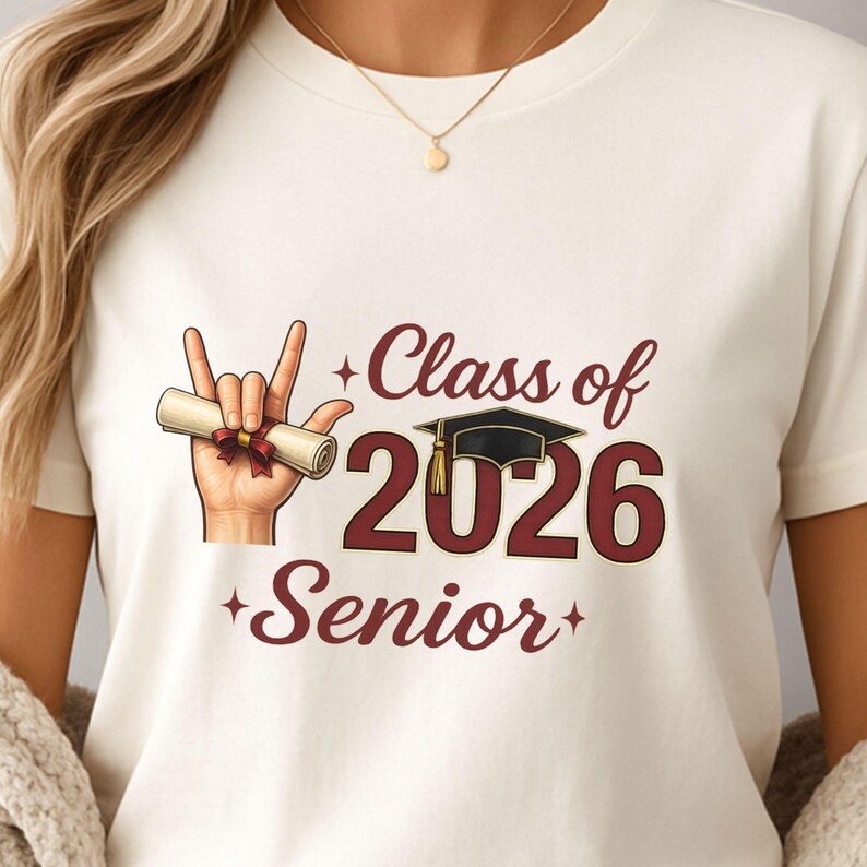 Class of 2026 ASL I Love You Hand PNG, Graduation Sign Language Art ...