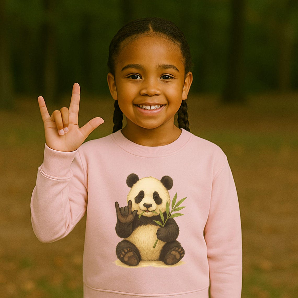 Panda ASL I Love You Clipart: Sign Language Art (digital Download) - Etsy