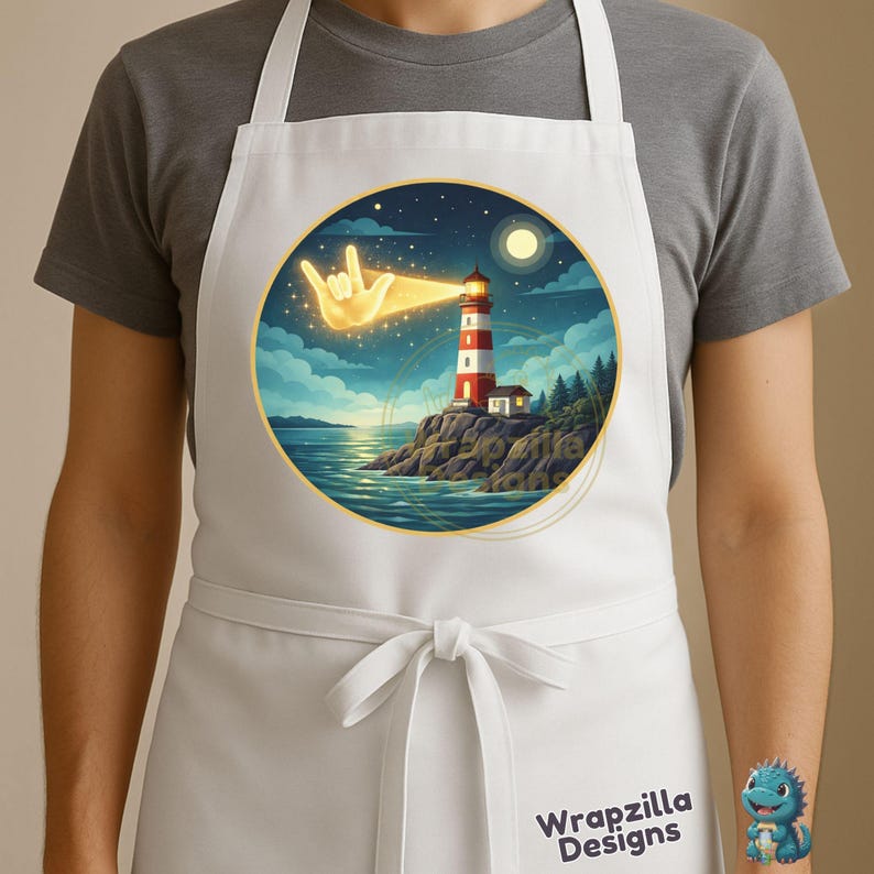 ASL I Love You Lighthouse Clipart, Deaf Awareness Art (digital Download ...