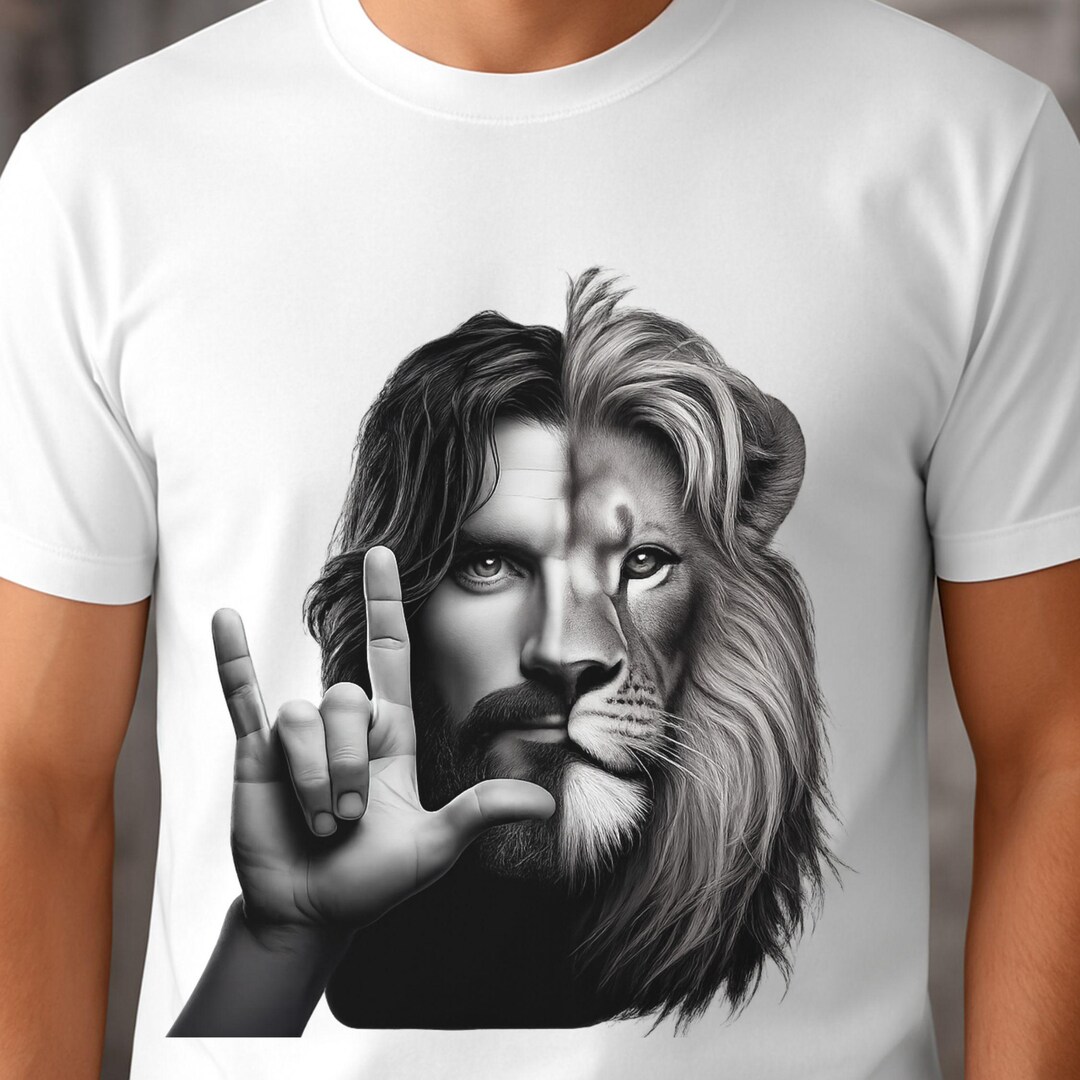 ASL Christian Jesus Clipart PNG: Lion of Judah Sign Language Art ...
