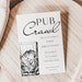 21st Birthday Bar Crawl Theme Invitation, Itinerary & Scavenger Hunt ...
