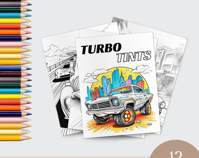 30 Cool Car Coloring Book Pages, Coloring Pages for Kids and Adults ...