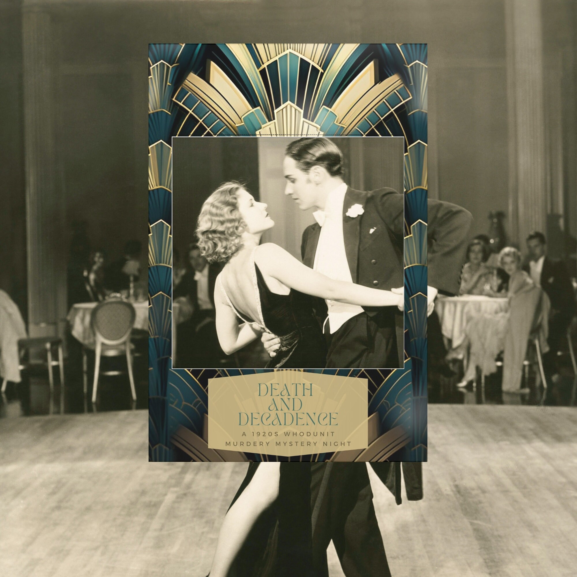 Printable 1920s Selfie Frame, Art Deco, 20s Theme Party, Great Gatsby ...