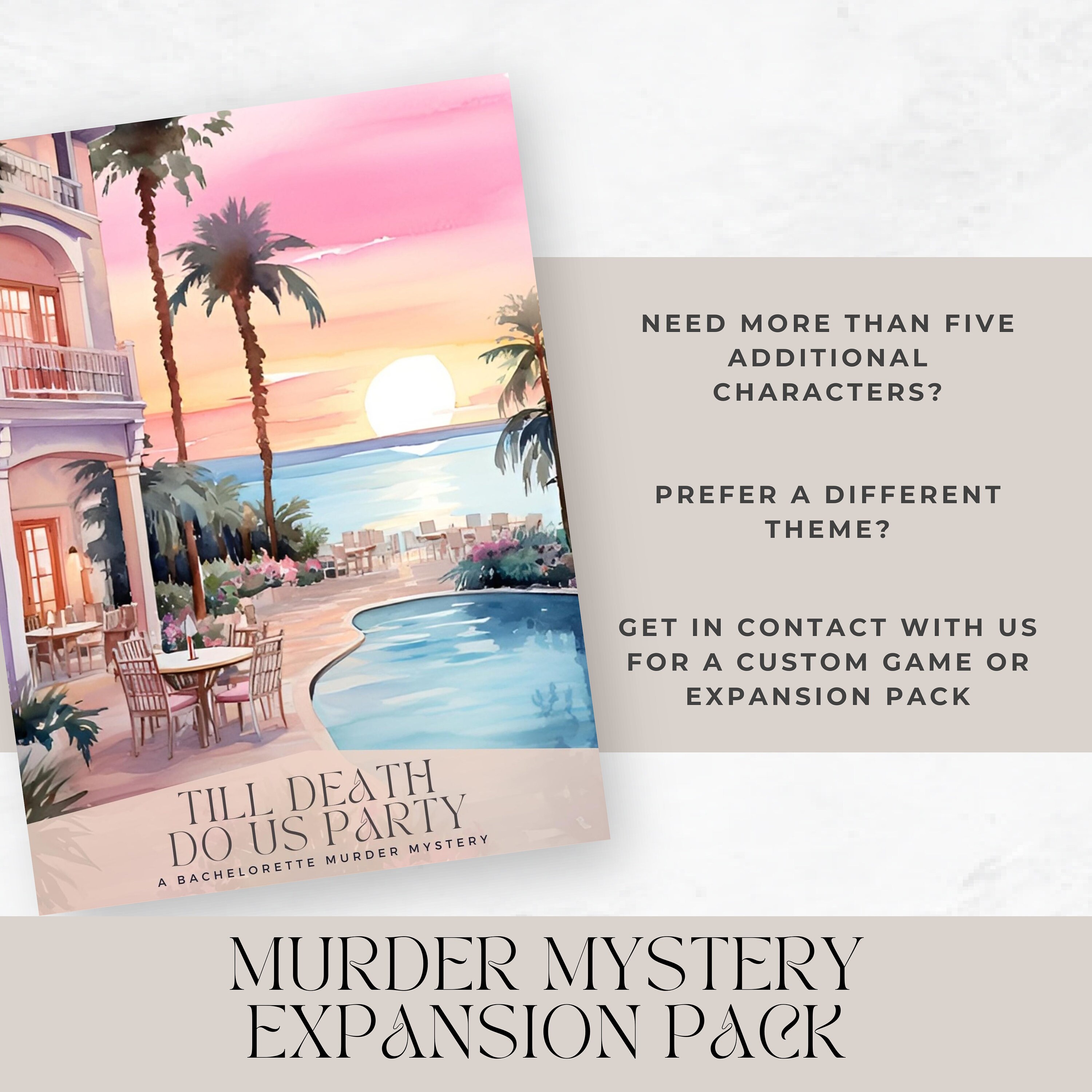 Murder Mystery Party, Printable Games, Role Play, Detective, Escape ...