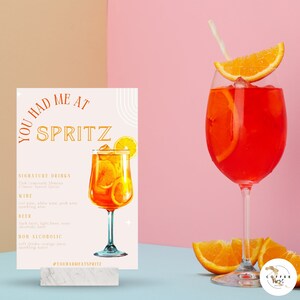 Bridal Shower Menu | Aperol Spritz Recipe | Allegra Collection | Love ...