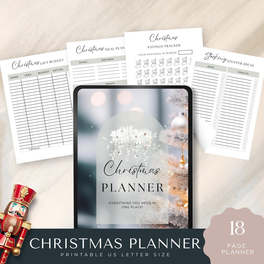 Ultimate Christmas Planner, Printable, Holiday Organizer, Festive ...