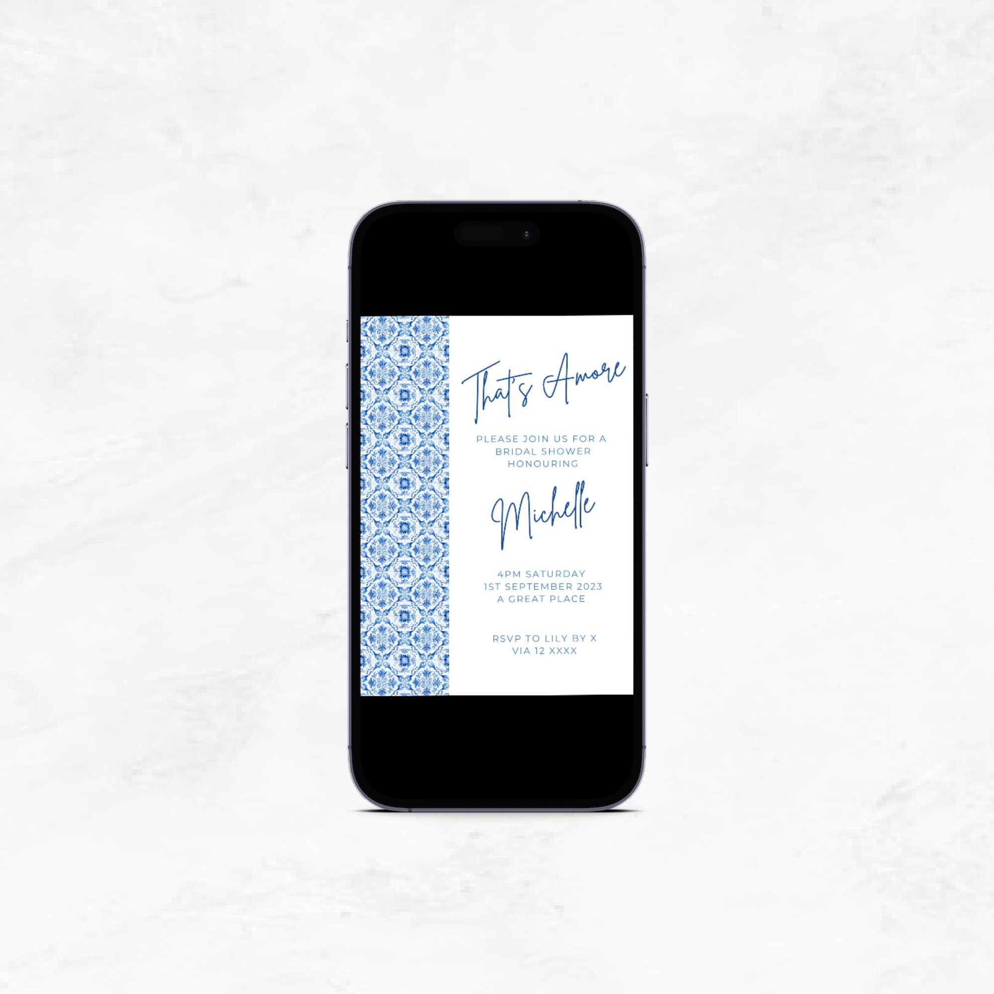 That's Amore Thats Amore Bridal Shower Italian Editable Italian ...