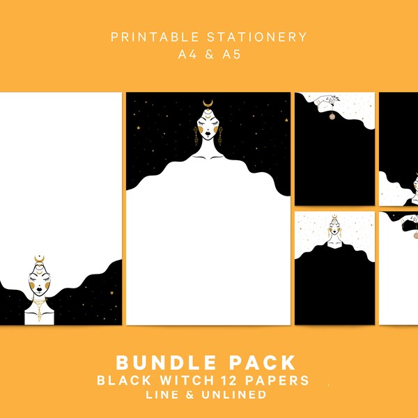 Halloween Printable Stationery - Etsy