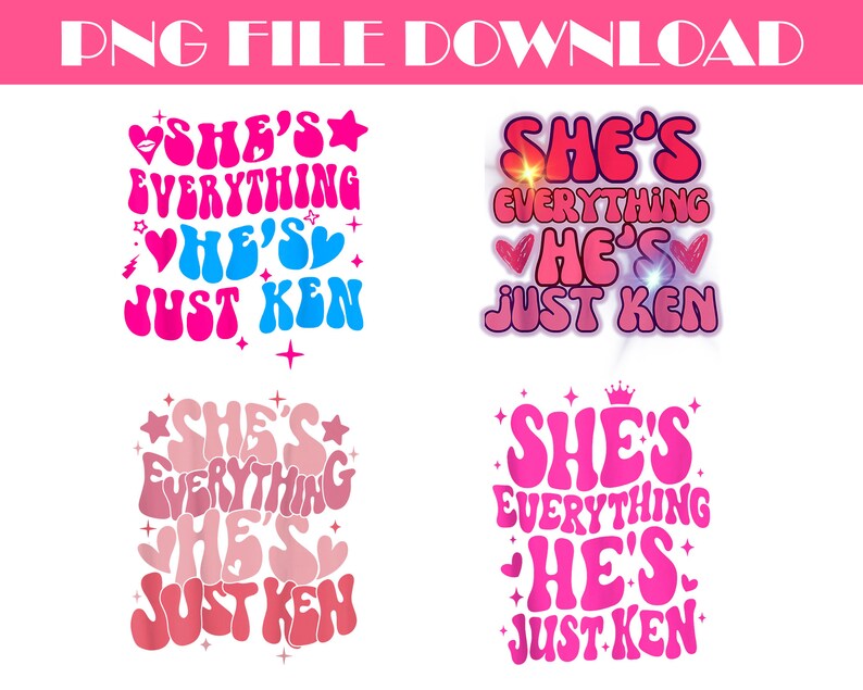 She's Everything He's Just Ken Retro Groovy PNG - Etsy She's Everything He's Just Ken Retro Groovy PNG - Etsy