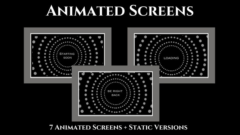 Animated Spiral Vtuber Bundle Screens for Twitch, Lofi Aesthetic ...