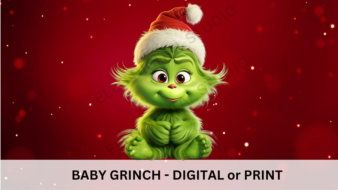 Baby Grinch Clipart Weihnachten PNG Grinch Sublimation - Etsy.de