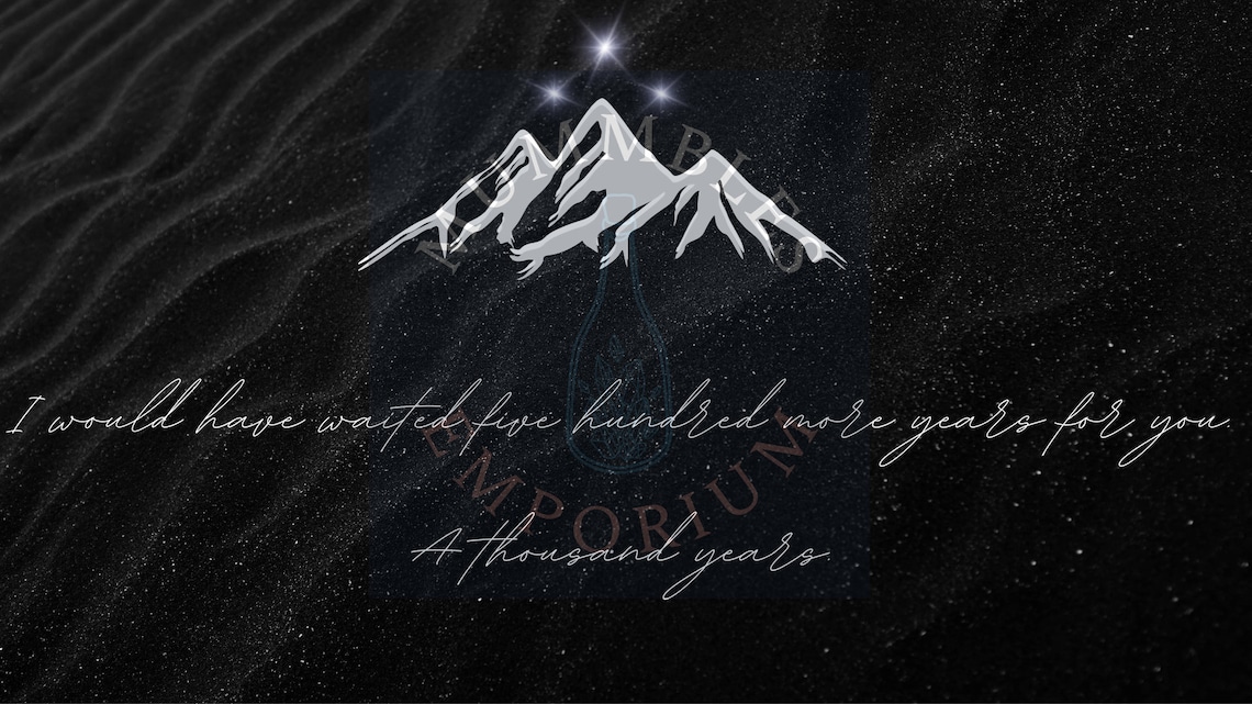 ACOTAR Computer Background - Dark Set of 10 Quotes Acofas Acowar Acomaf ...