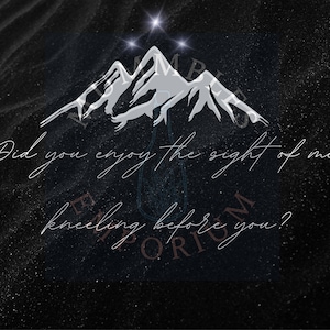 ACOTAR Computer Background - Dark Set of 10 Quotes Acofas Acowar Acomaf ...