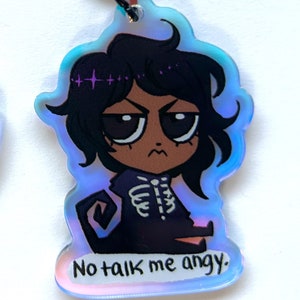 The Locked Tomb Gideon and Harrow 2 Inch Rainbow Chibi Keychain Charms ...