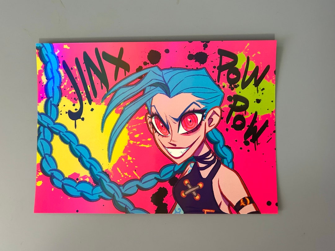 Jinx HOLOGRAPHIC 5 X 7 Postcard Print - Etsy