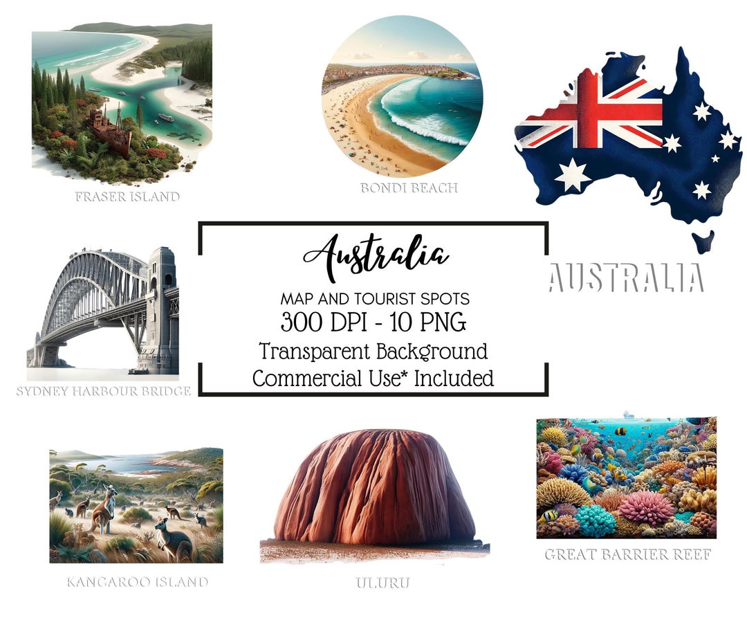 Adventure Through Australia's Natural Wonders, Australia Map, Tourist ...