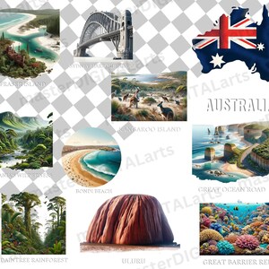 Adventure Through Australia's Natural Wonders, Australia Map, Tourist ...