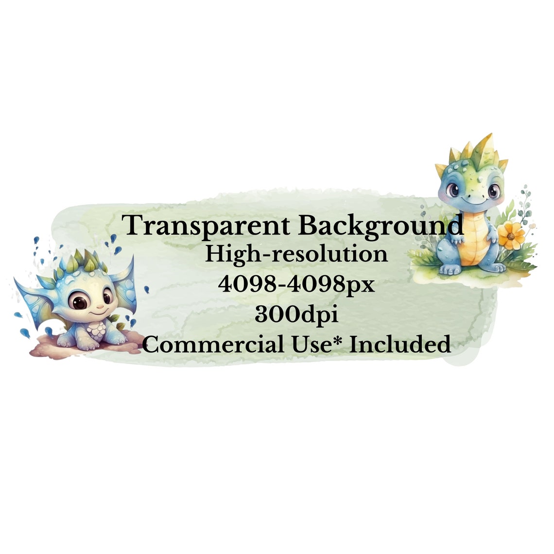 Watercolor Dinosaurs Clipart Collection Nursery Clipart - Etsy