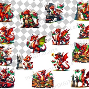 Welsh Dragon Clipart Symbol Of Wales Jungle Theme Clipart National