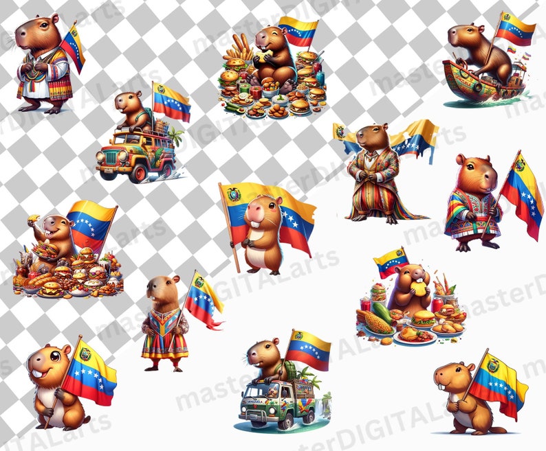 Capybara Clipart - Venezuela's Gentle Giant, Jungle Theme Clipart ...