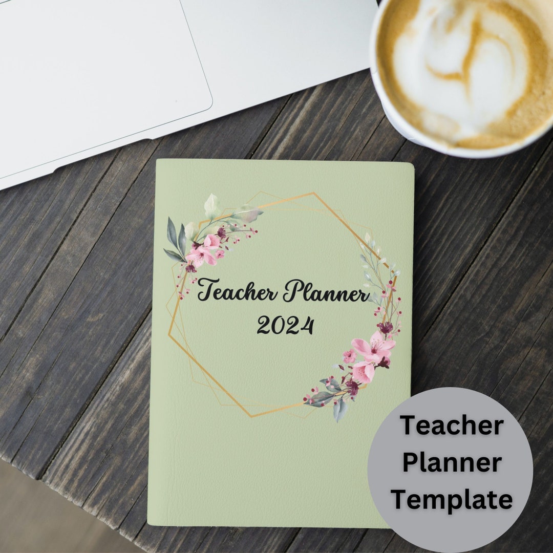 Editable Canva Teacher Planner PDF Lesson Plan Teacher Binder Canva ...