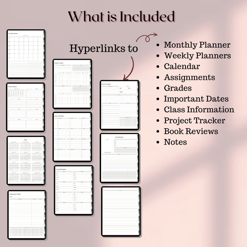 Goodnotes planner templates - tatapayment