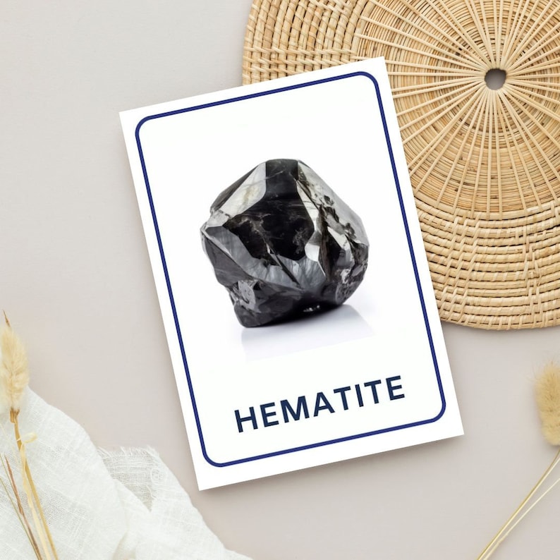 32 Gemstones Flashcards, Kids Printable, Nomenclature Cards, Toddler ...